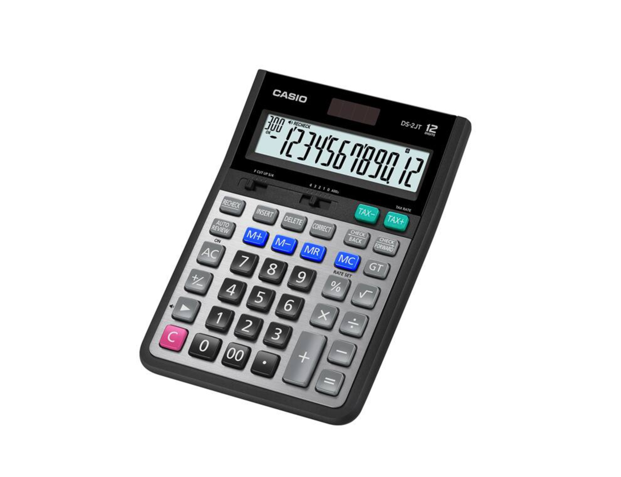 CASIO [DS-2JT] 桌面計數機 12-digit Desktop Calculator – 忠誠公司 Sincere Company